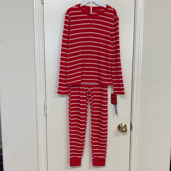 Pajamas | Final Must Bundle Kids 2pc Unisex Red And White Striped ...